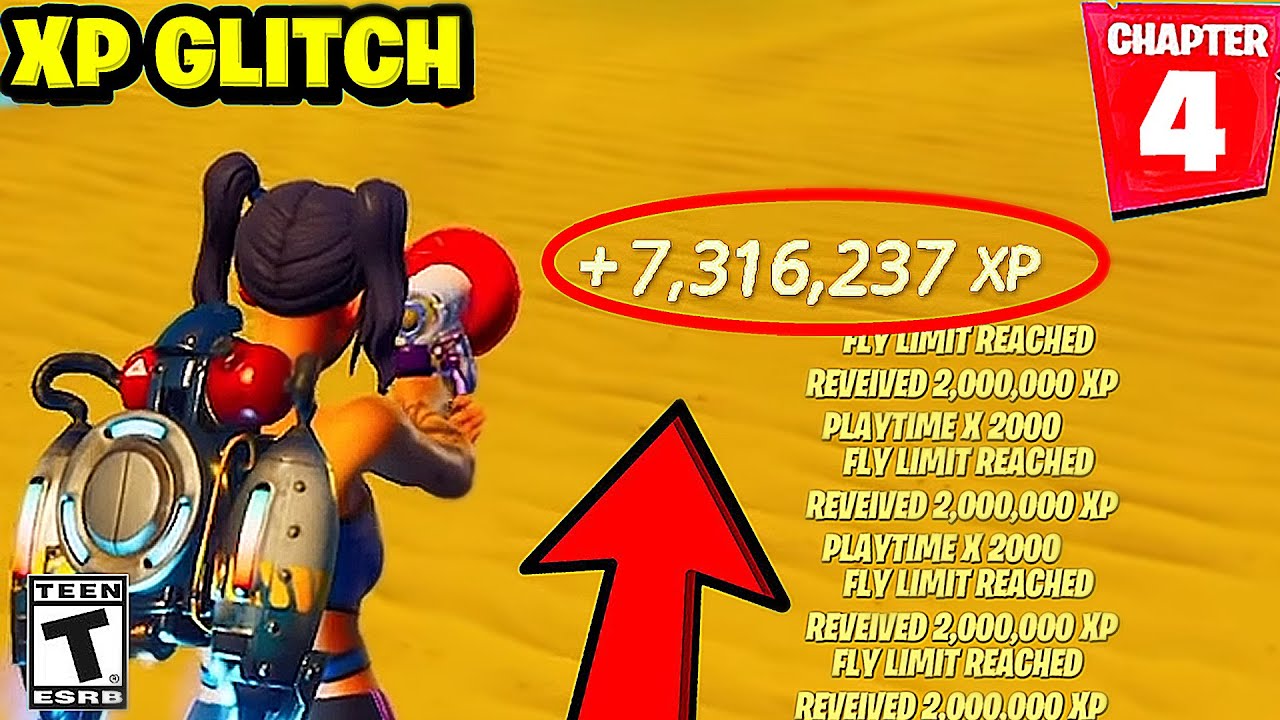 FORTNITE CHAPTER 4 AFK XP GLITCH (500,000 XP GLITCH + MAP CODE) │ フォートナイト動画まとめ