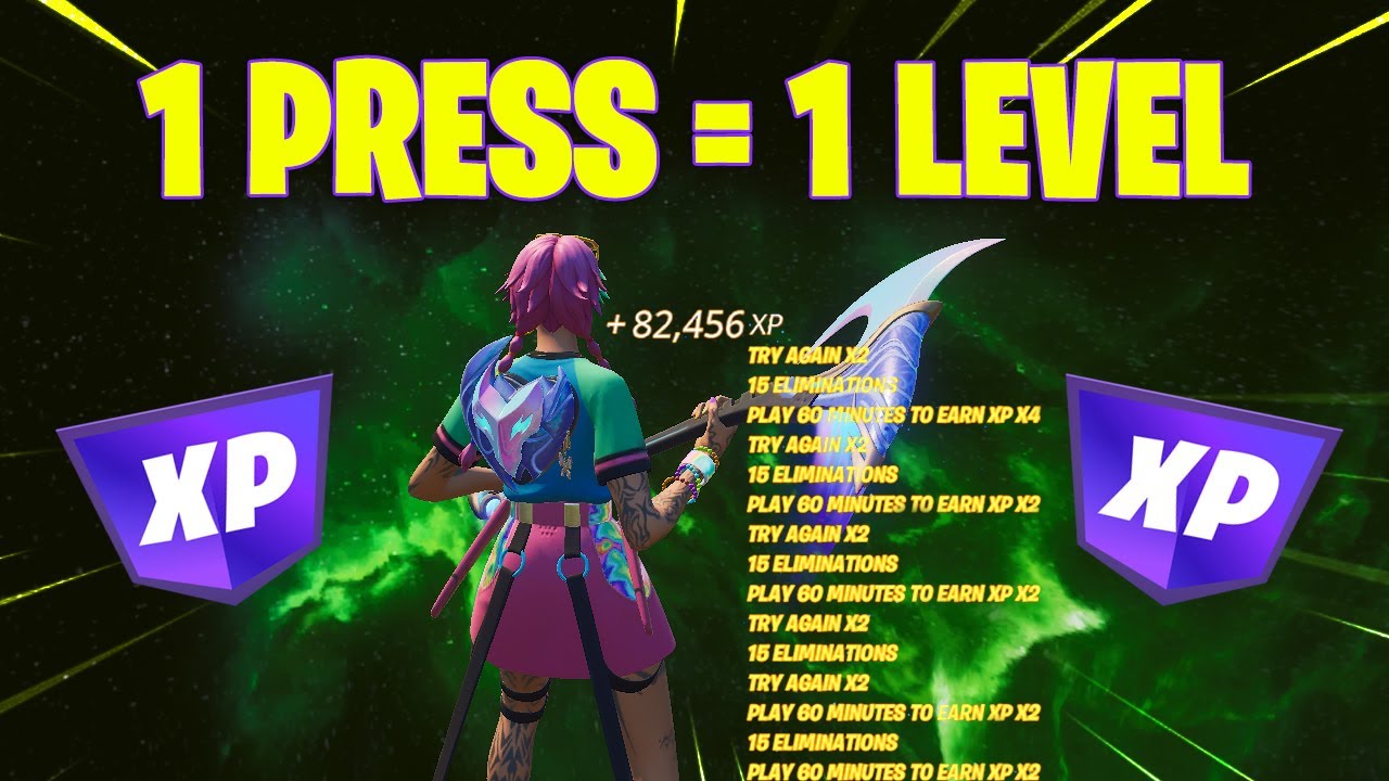 Fortnite Chapter 4 Season 1 XP Glitch (1,000,000 XP MAP) 朗 │ フォートナイト動画まとめ