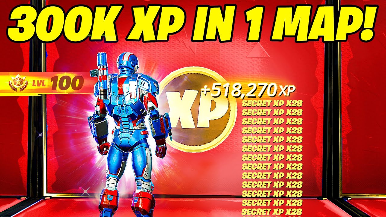 CRAZY Fortnite XP GLITCH Map to LEVEL UP FAST in Chapter 5 Season 4 ...