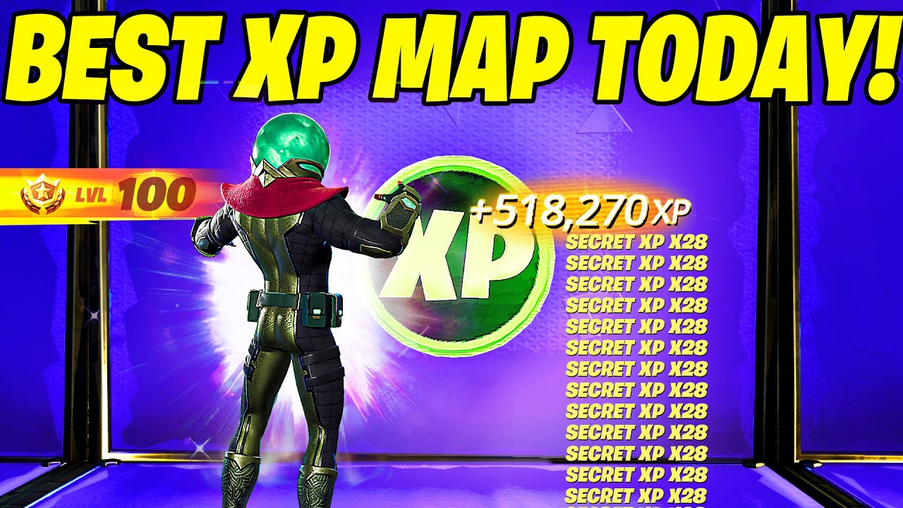 EASIEST Fortnite XP GLITCH Map to LEVEL UP FAST in Chapter 5 Season 4 ...