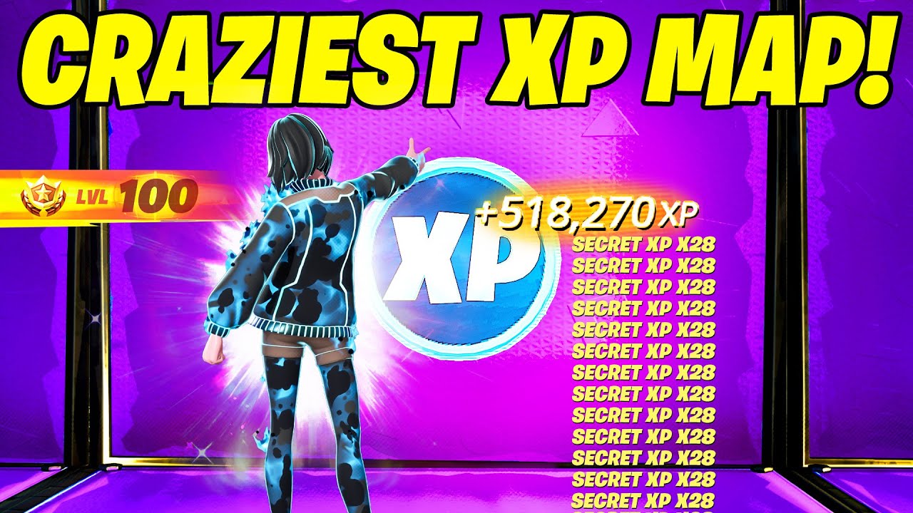 INSANE Fortnite XP GLITCH Map to LEVEL UP FAST in Chapter 5 Season 4 │ フォートナイト動画まとめ