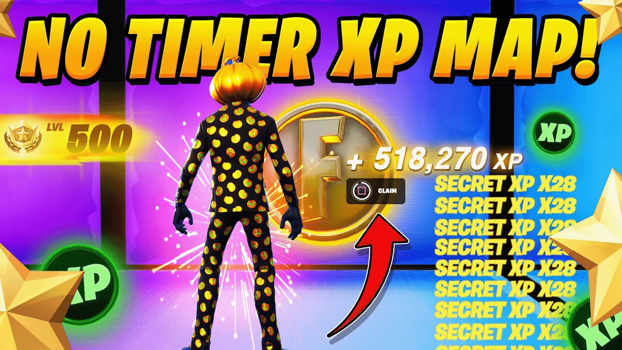 BEST *NO TIMER* Fortnite XP GLITCH Map to LEVEL UP FAST in Chapter 5 ...