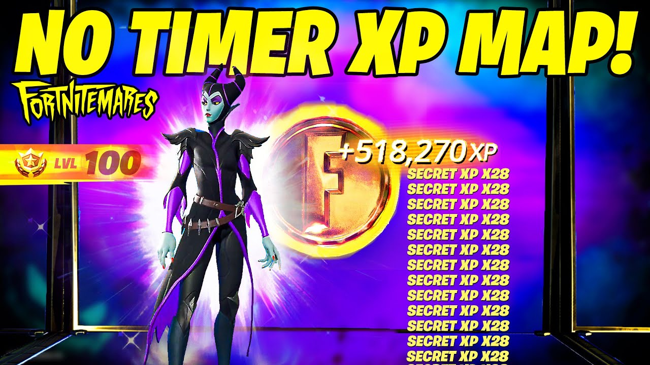 BEST NO TIMER Fortnite XP GLITCH Map to LEVEL UP FAST in Chapter 5 Season 4 (Get Felina Skin ...