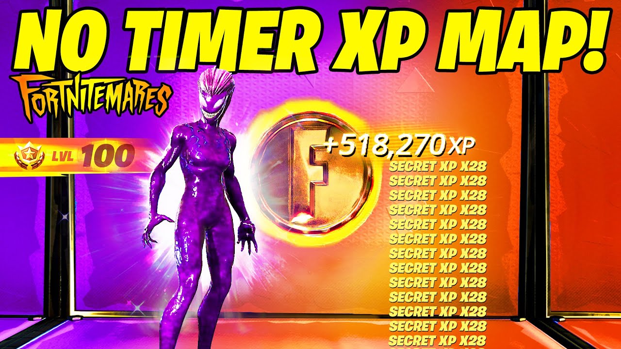 BEST NO TIMER Fortnite XP GLITCH Map to LEVEL UP FAST in Chapter 5 Season 4 (Get Free Felina ...