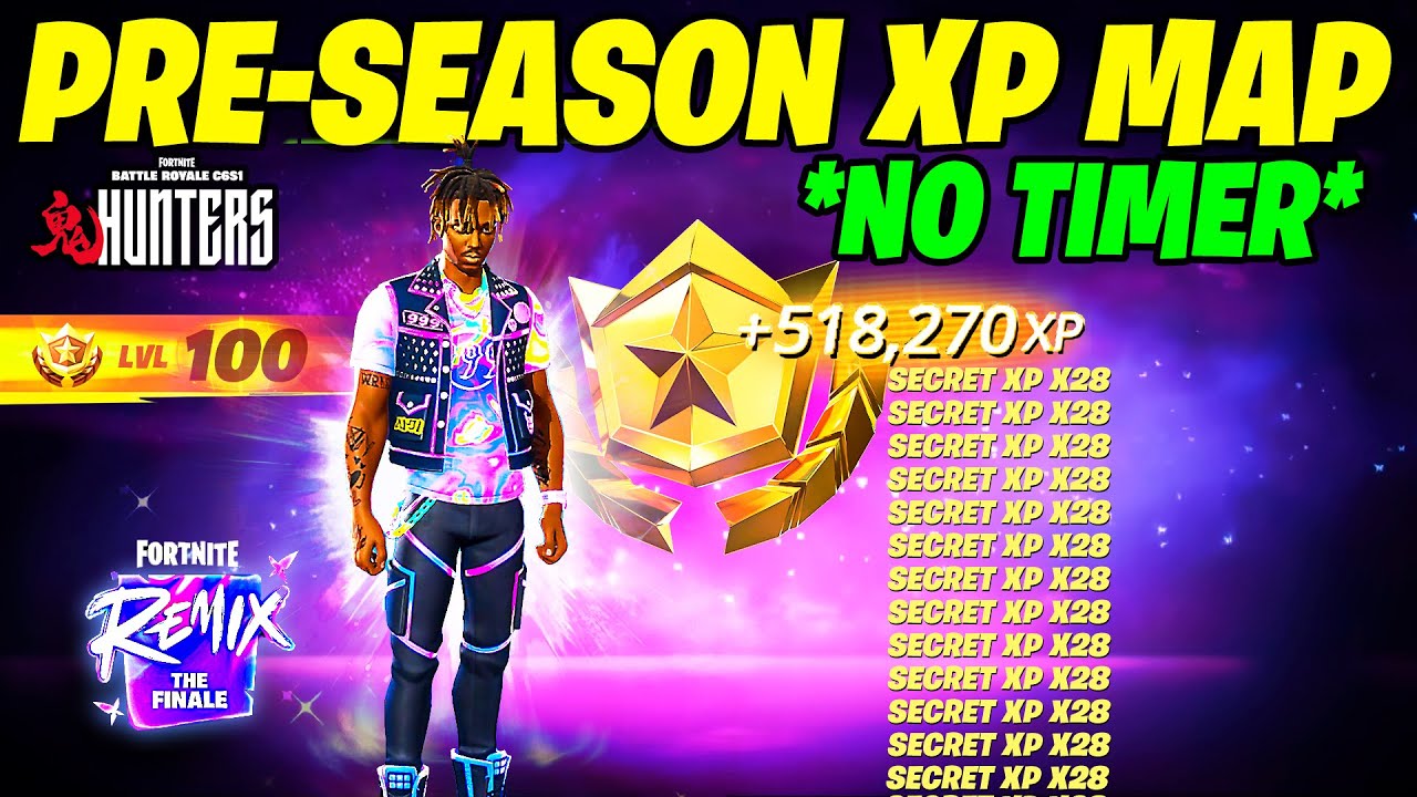 BEST SEASON REMIX Fortnite XP GLITCH Map to LEVEL UP FAST in Chapter 5 ...