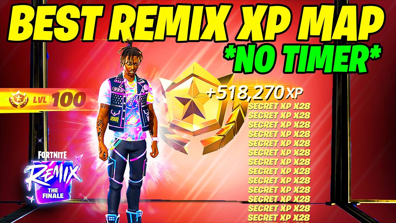 BEST SEASON REMIX Fortnite XP GLITCH Map to LEVEL UP FAST in Chapter 5 ...