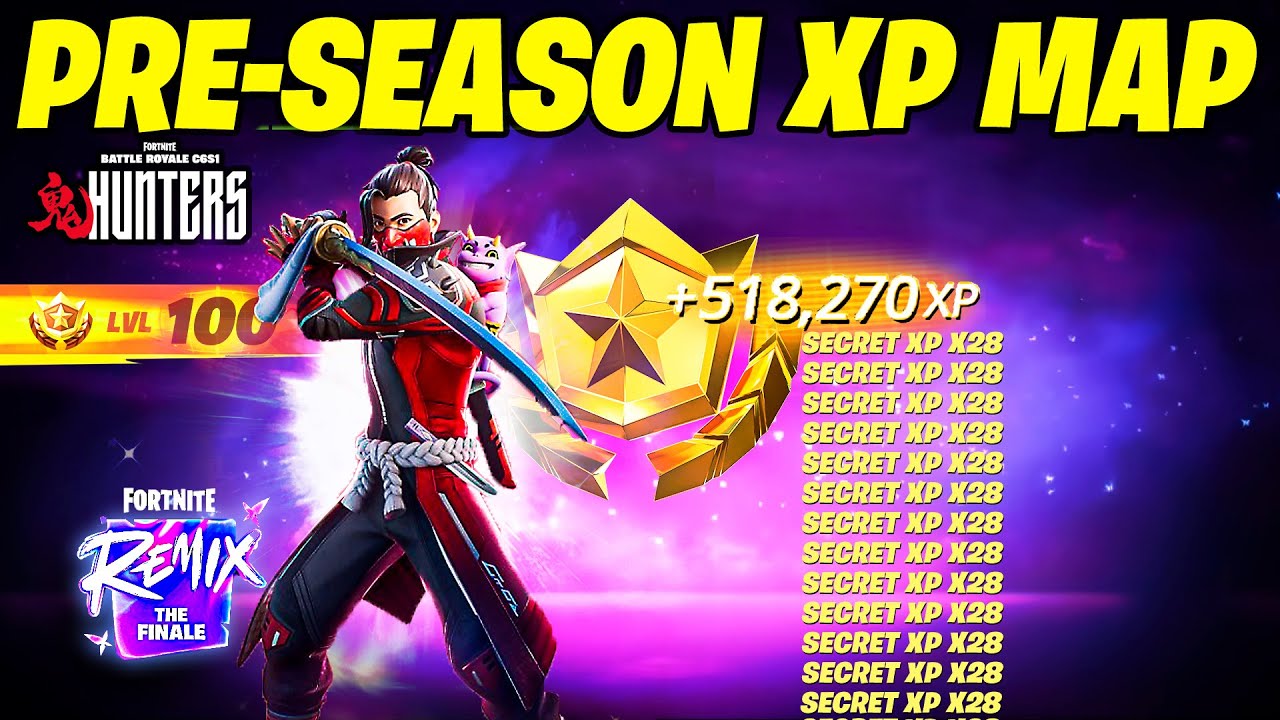CRAZY SEASON REMIX Fortnite XP GLITCH Map to LEVEL UP FAST in Chapter 5 ...