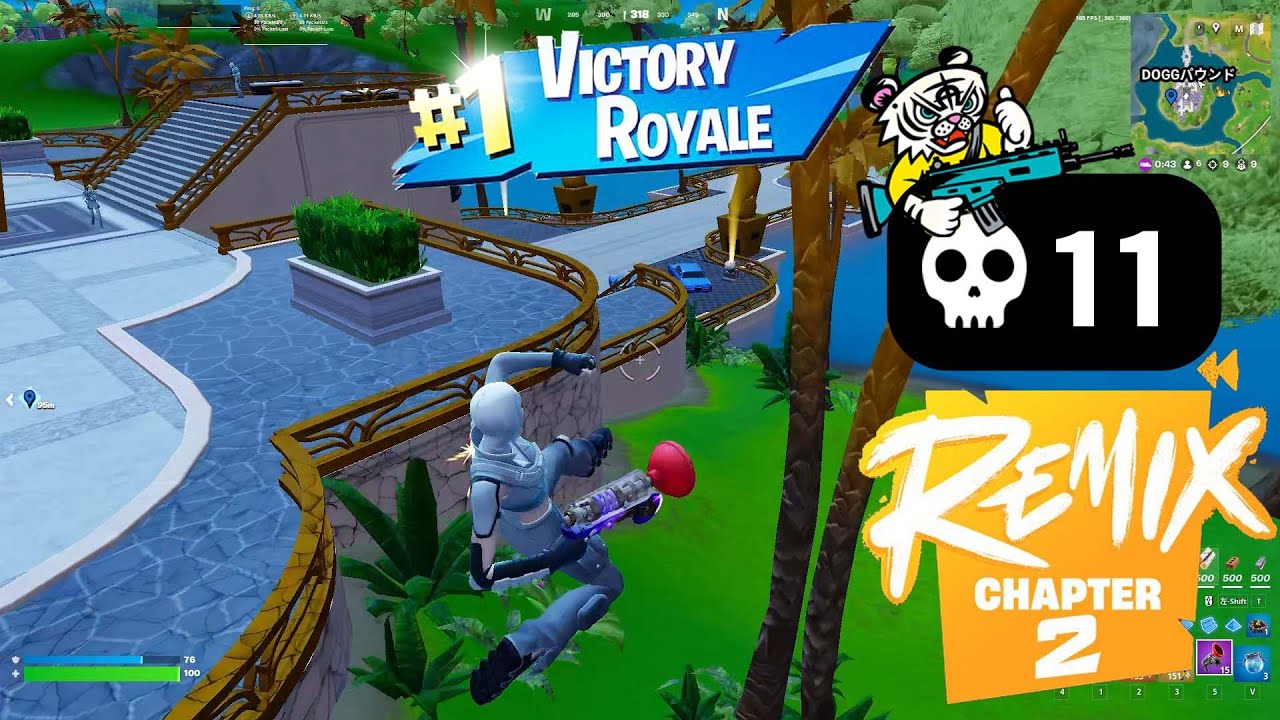 Fortnite Chapter 2 Remix★11 Kill Keychi’s Solo #1 | Ranked Full ...