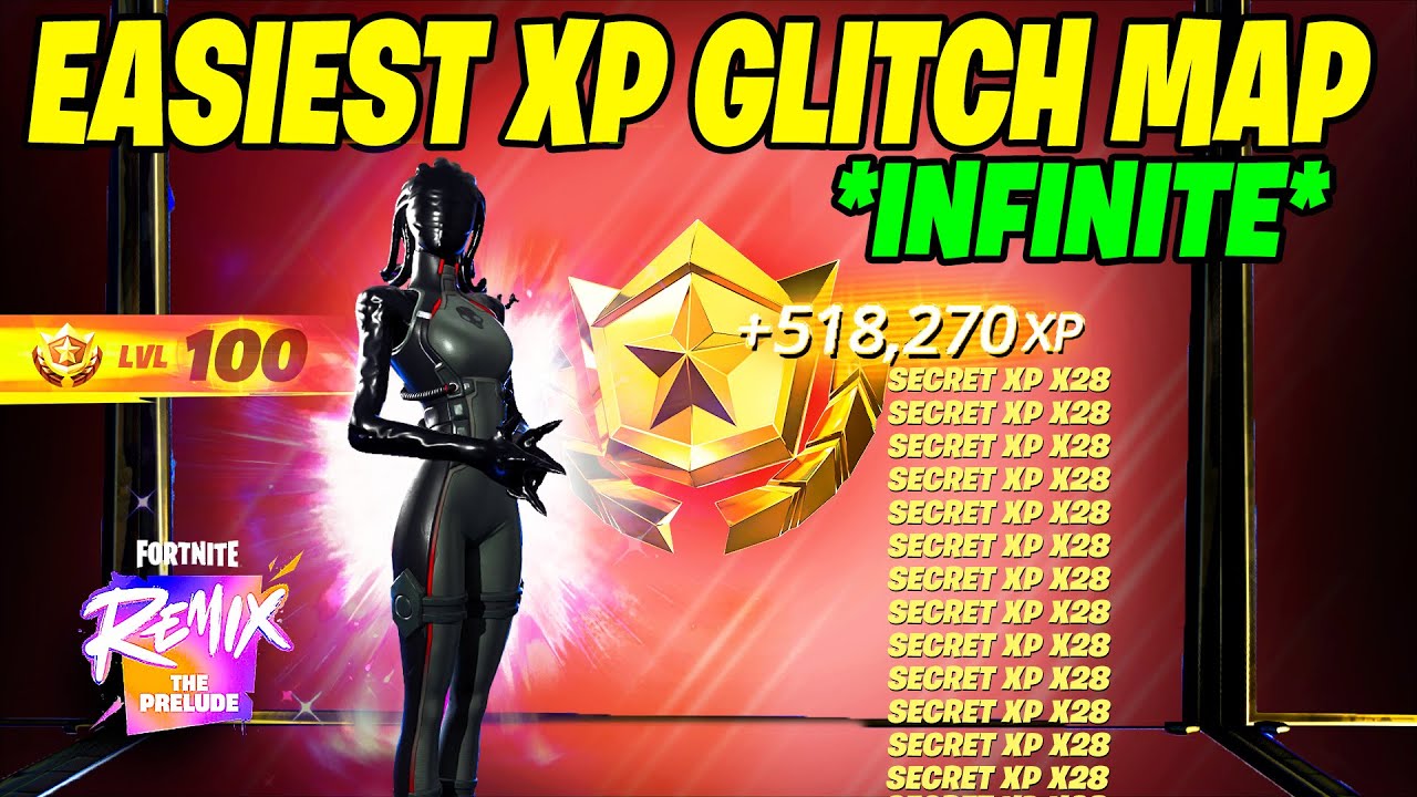 INFINITE SEASON REMIX Fortnite XP GLITCH Map to LEVEL UP FAST in Chapter 5 Season 5! │ フォートナイト動画まとめ