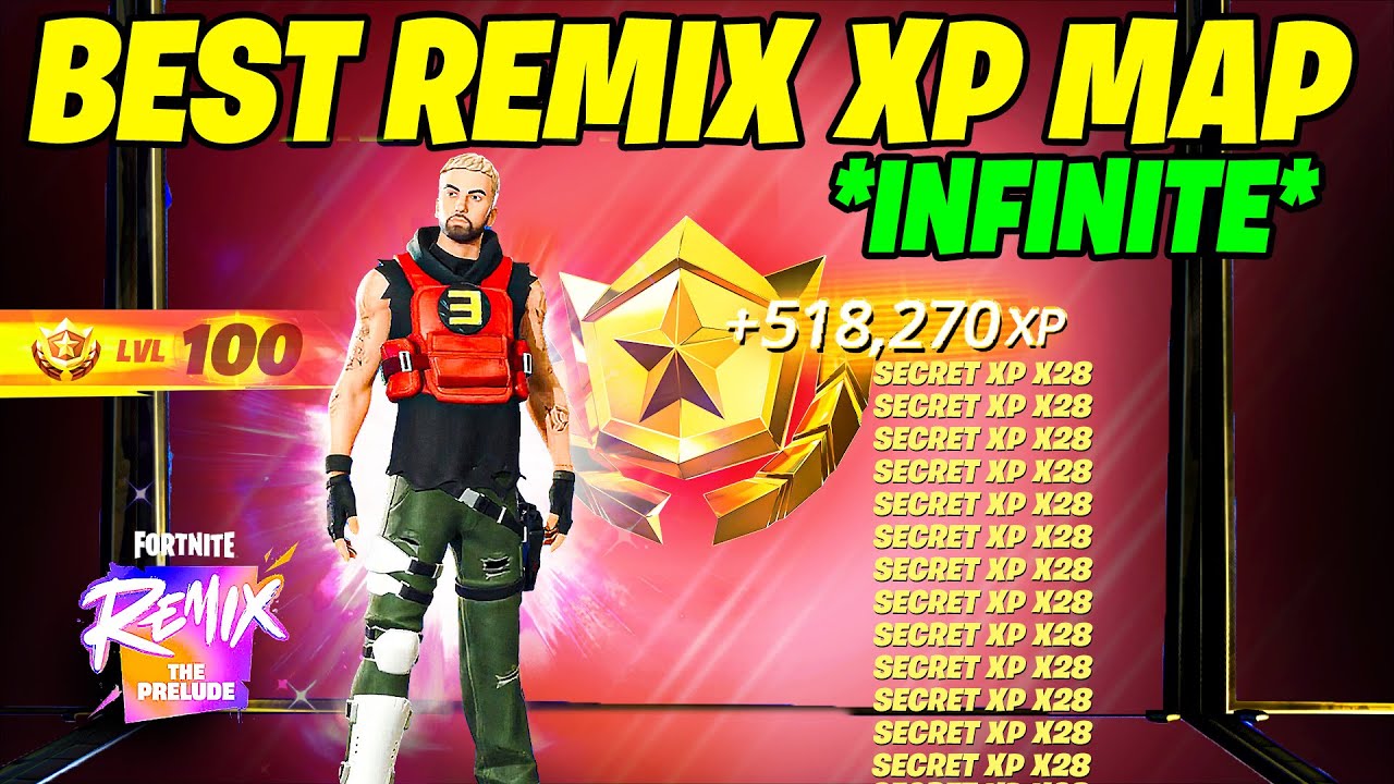 INSANE SEASON REMIX Fortnite XP GLITCH Map to LEVEL UP FAST in Chapter ...