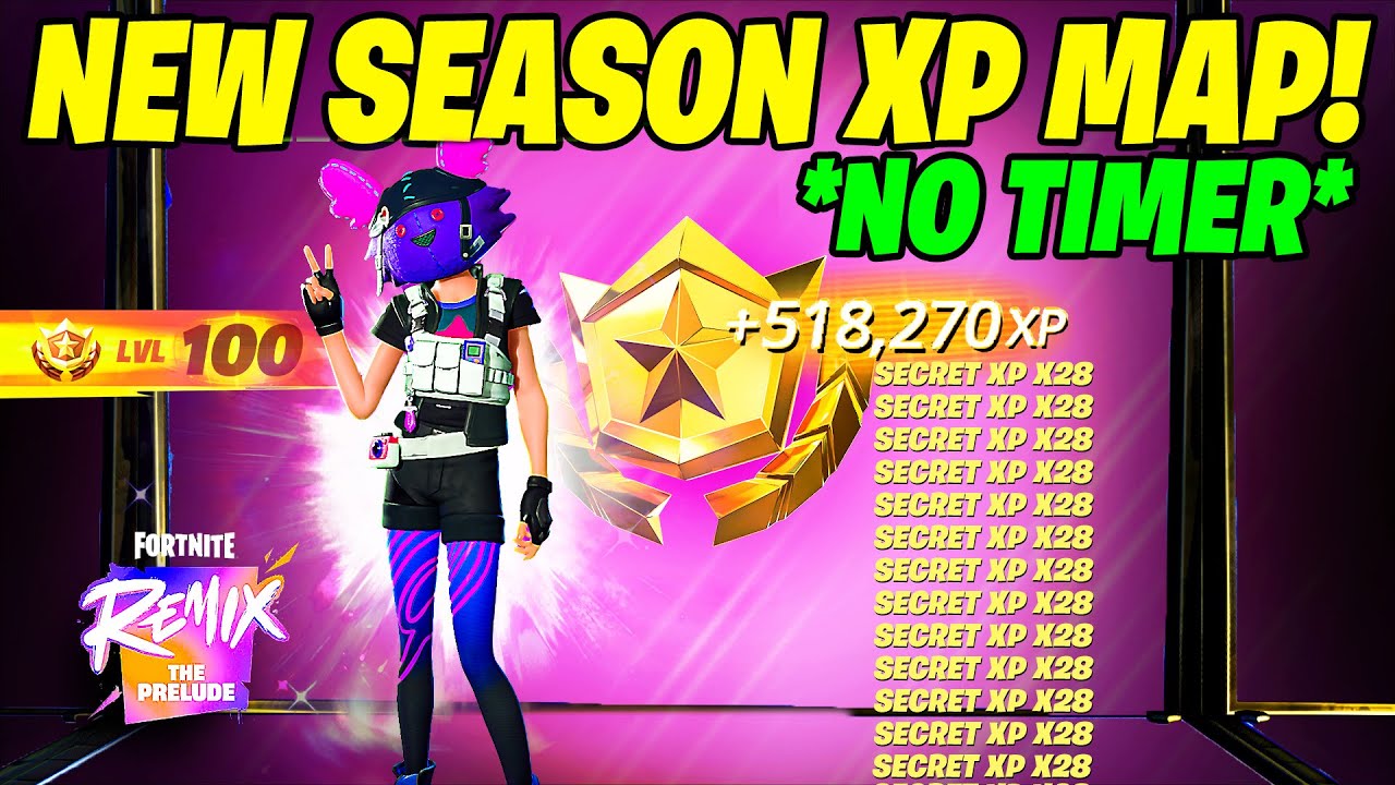 THE BEST SEASON REMIX Fortnite XP GLITCH Map to LEVEL UP FAST in ...