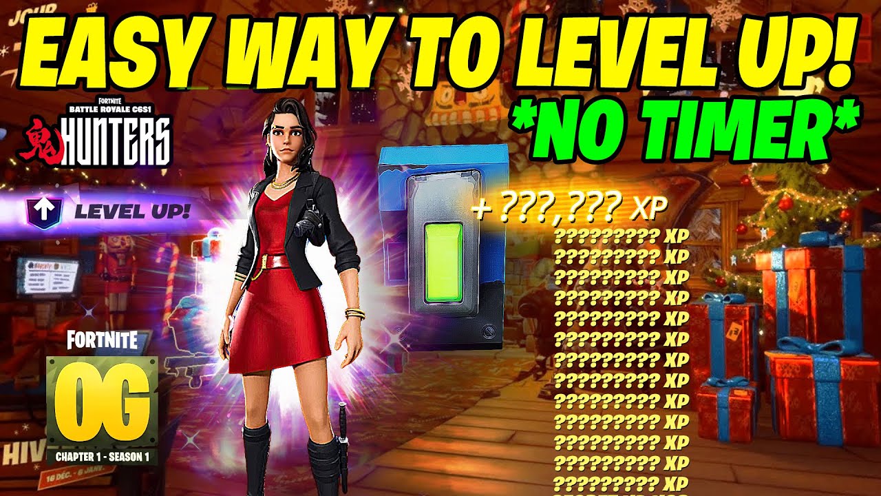 NO TIMER Fortnite XP Map to LEVEL UP in OG Chapter 6 Season 1! │ フォート ...