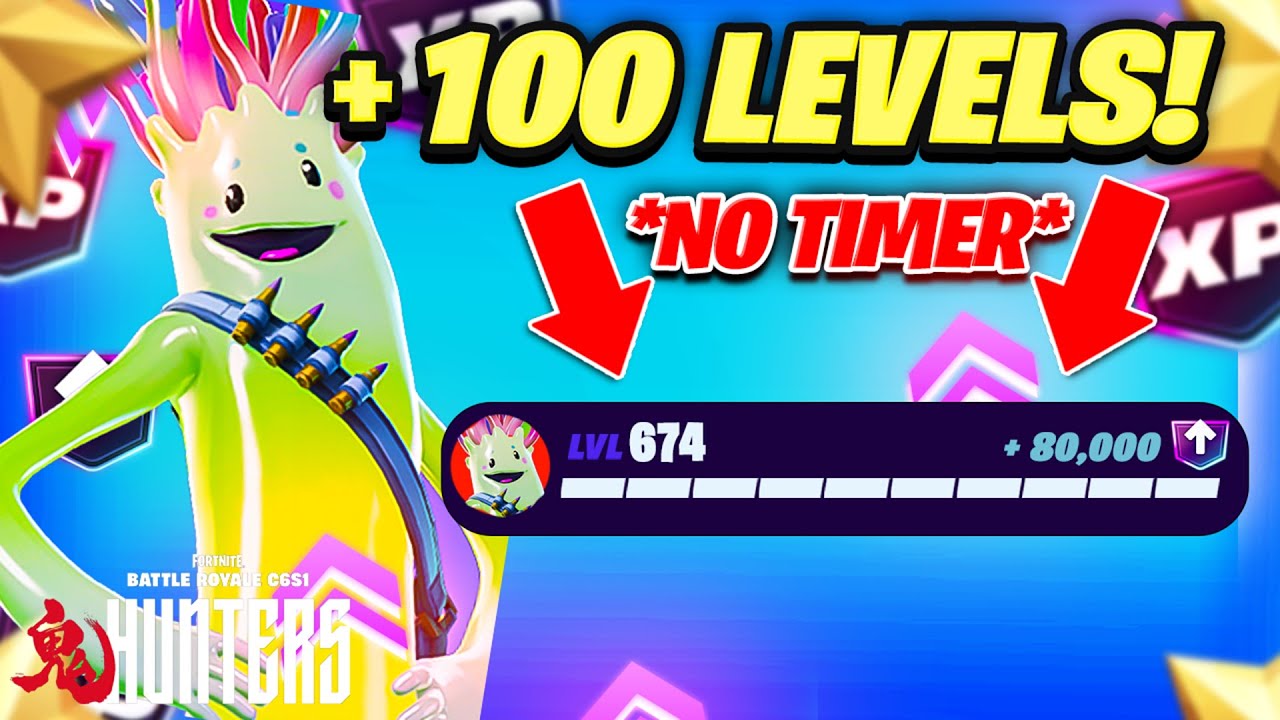 *NO TIMER* GAME BREAKING FORTNITE XP GLITCH Map to LEVEL UP FAST in ...