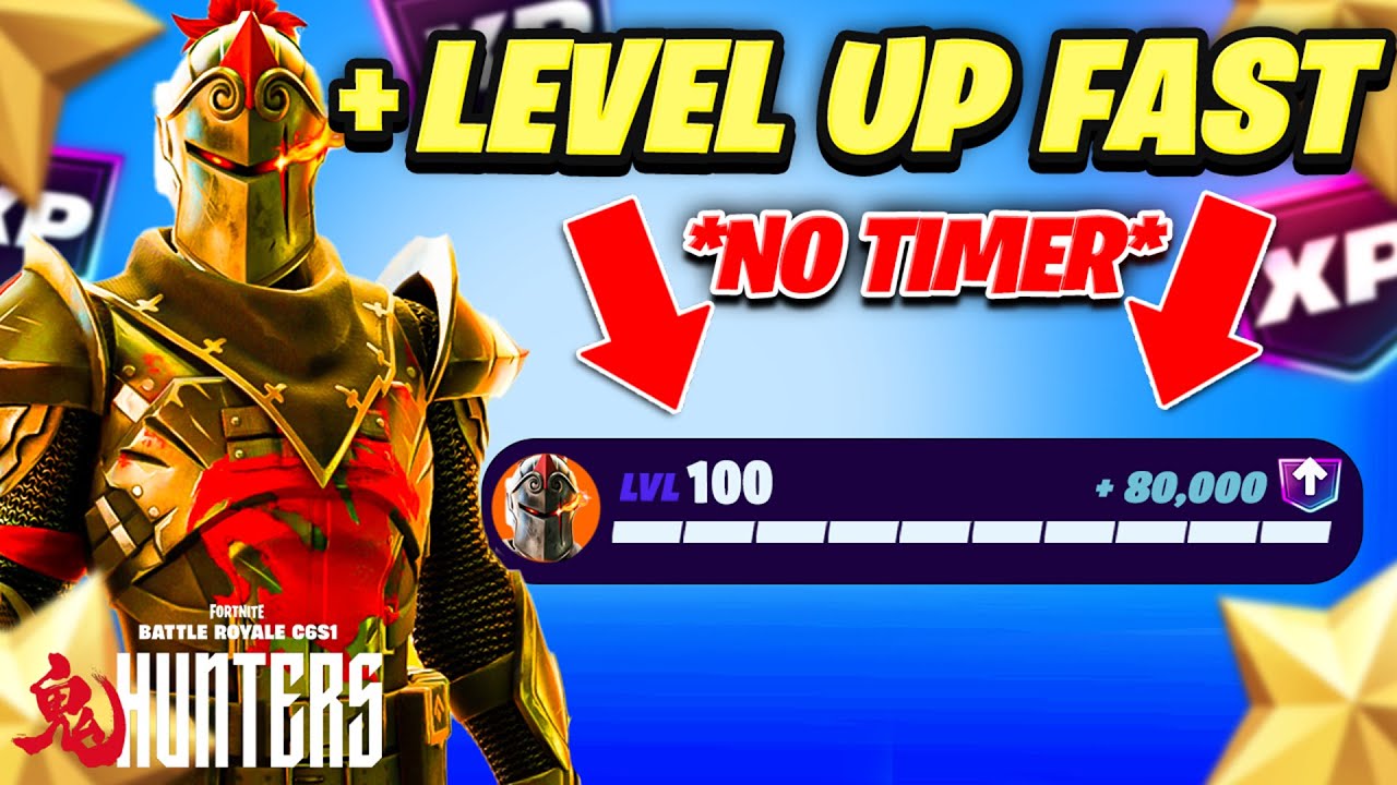*No Timer* Game Breaking FORTNITE XP GLITCH Map to LEVEL UP FAST │ フォート ...