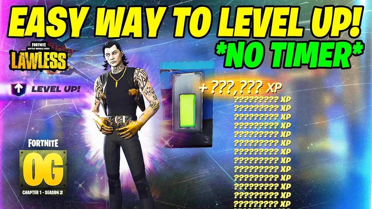 CRAZY NO TIMER Fortnite XP Map to LEVEL UP in Chapter 6 Season 2 ...
