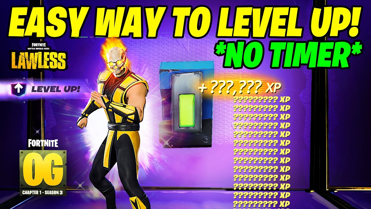 CRAZY NO TIMER Fortnite XP Map to LEVEL UP in OG SEASON 3! (Chapter 6 ...