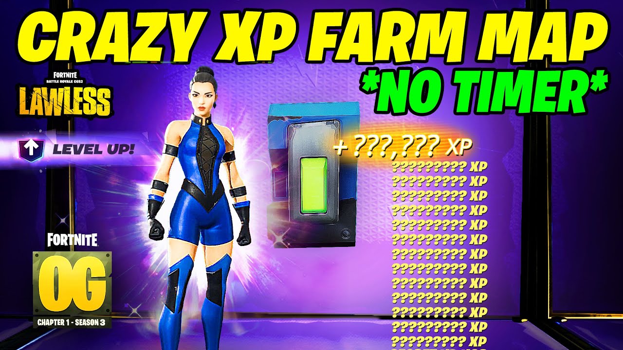 NEW NO TIMER Fortnite XP Map to LEVEL UP in OG SEASON 3! (Chapter 6 ...