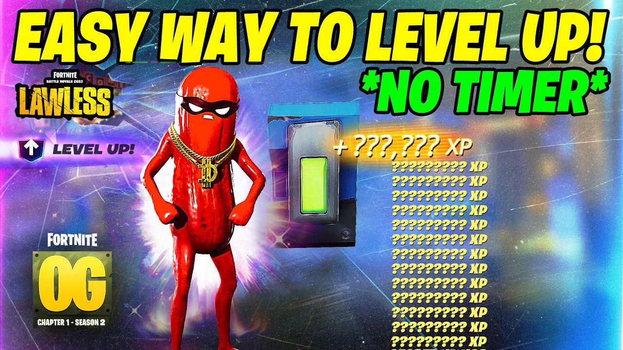 NO TIMER Fortnite XP Map to LEVEL UP in Chapter 6 Season 2! │ フォートナイト動画まとめ