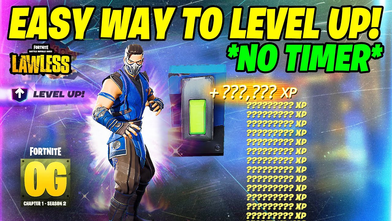 NO TIMER Fortnite XP Map to LEVEL UP in Chapter 6 Season 2! │ フォートナイト動画まとめ