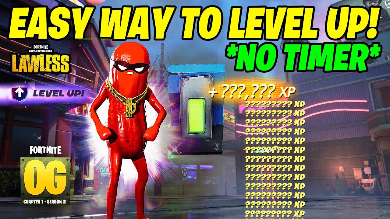 NO TIMER Fortnite XP Map to LEVEL UP in Chapter 6 Season 2! │ フォートナイト動画まとめ