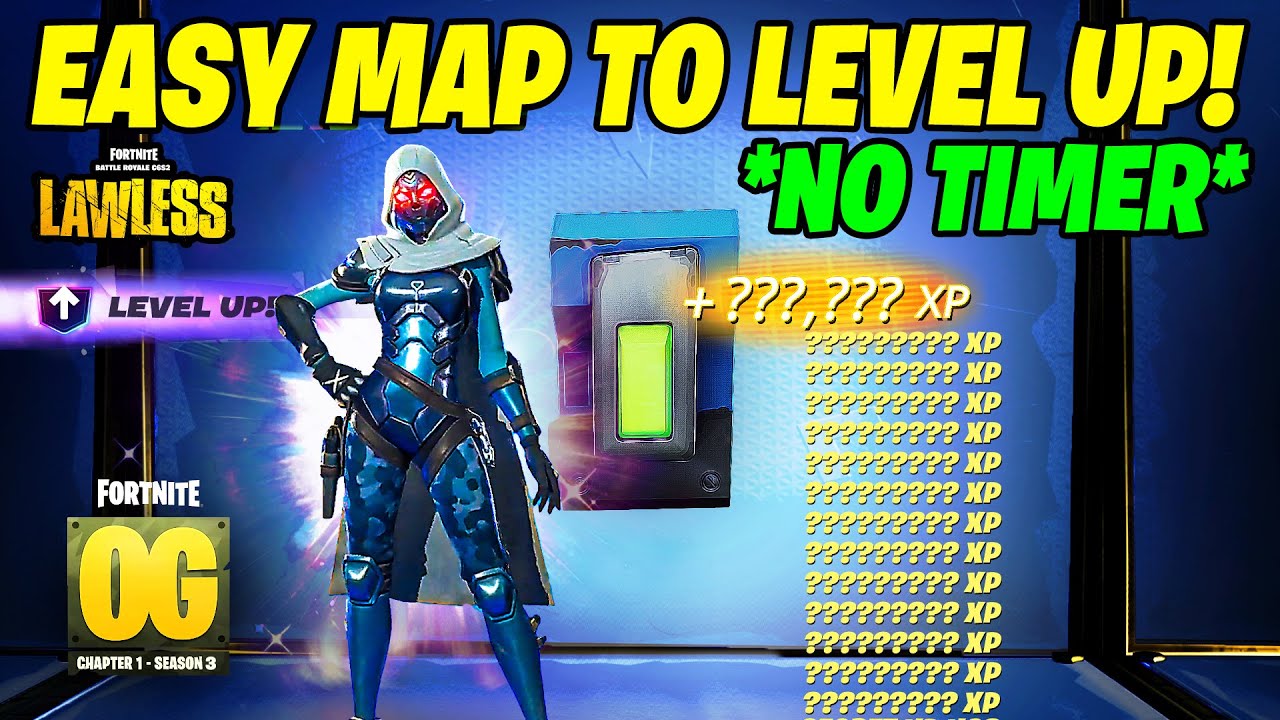 NEW NO TIMER Fortnite XP Map to LEVEL UP in Chapter 6 Season 2! │ フォート ...