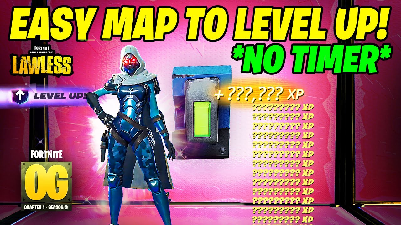 NEW NO TIMER Fortnite XP Map to LEVEL UP in Chapter 6 Season 2! │ フォートナイト動画まとめ