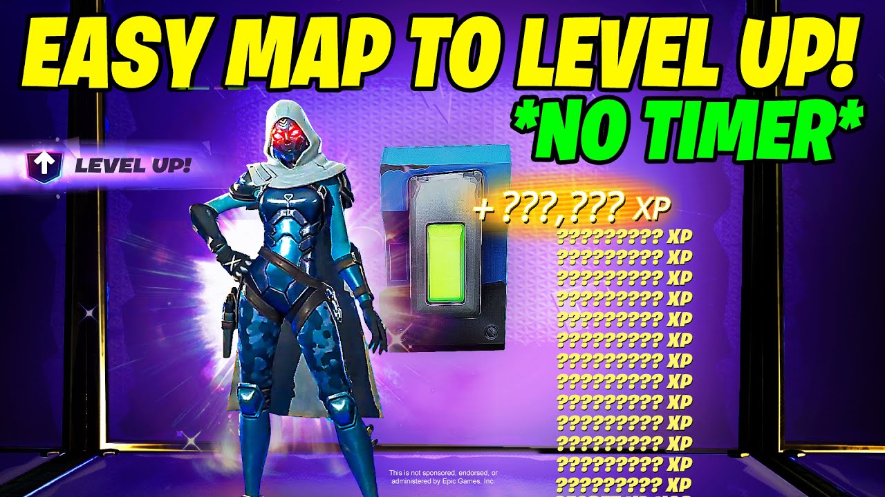 NEW NO TIMER Fortnite XP Map to LEVEL UP in Chapter 6 Season 2! │ フォート ...