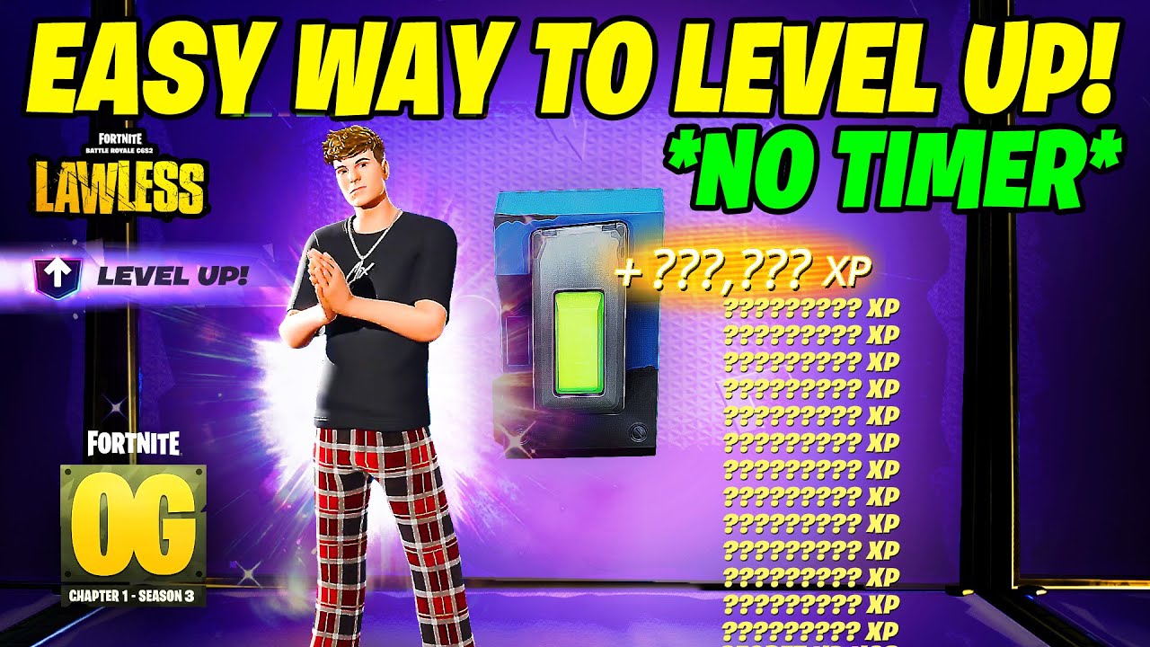 NEW NO TIMER Fortnite XP Map to LEVEL UP in OG SEASON 3! (Chapter 6 ...
