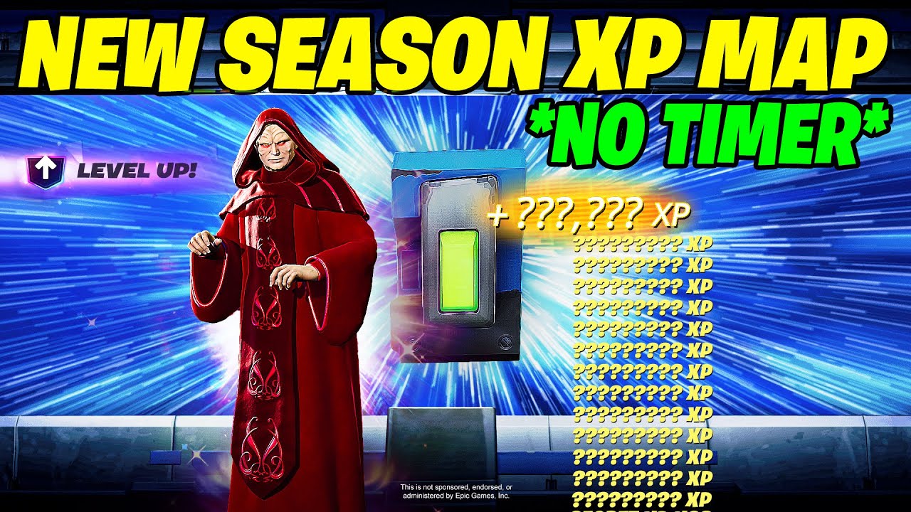 NEW SEASON NO TIMER Fortnite XP Map to LEVEL UP in Chapter 6 Season 3! │ フォートナイト動画まとめ