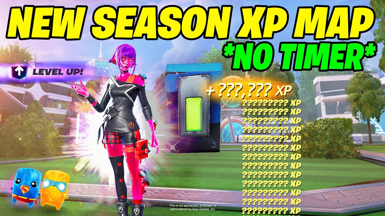 NEW SEASON NO TIMER Fortnite XP Map to LEVEL UP in Chapter 6 Season 3! │ フォートナイト動画まとめ