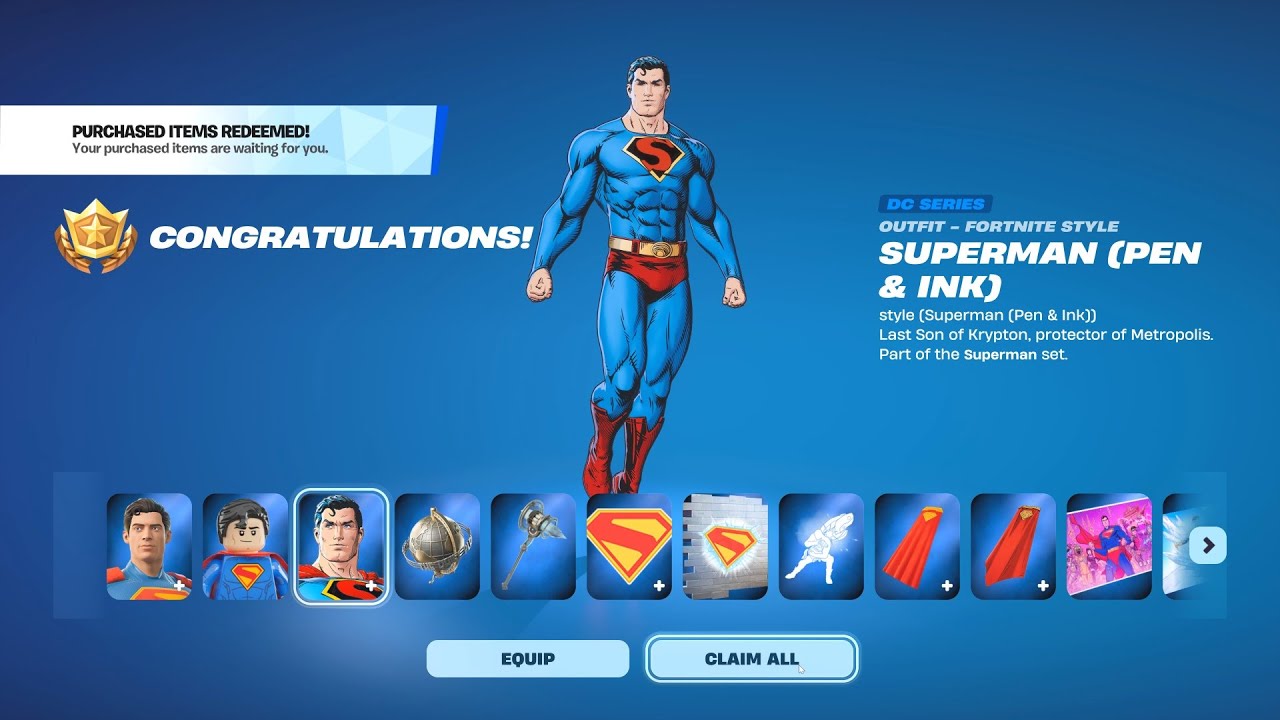 How To Unlock SUPERMAN SKIN in Fortnite │ フォートナイト動画まとめ