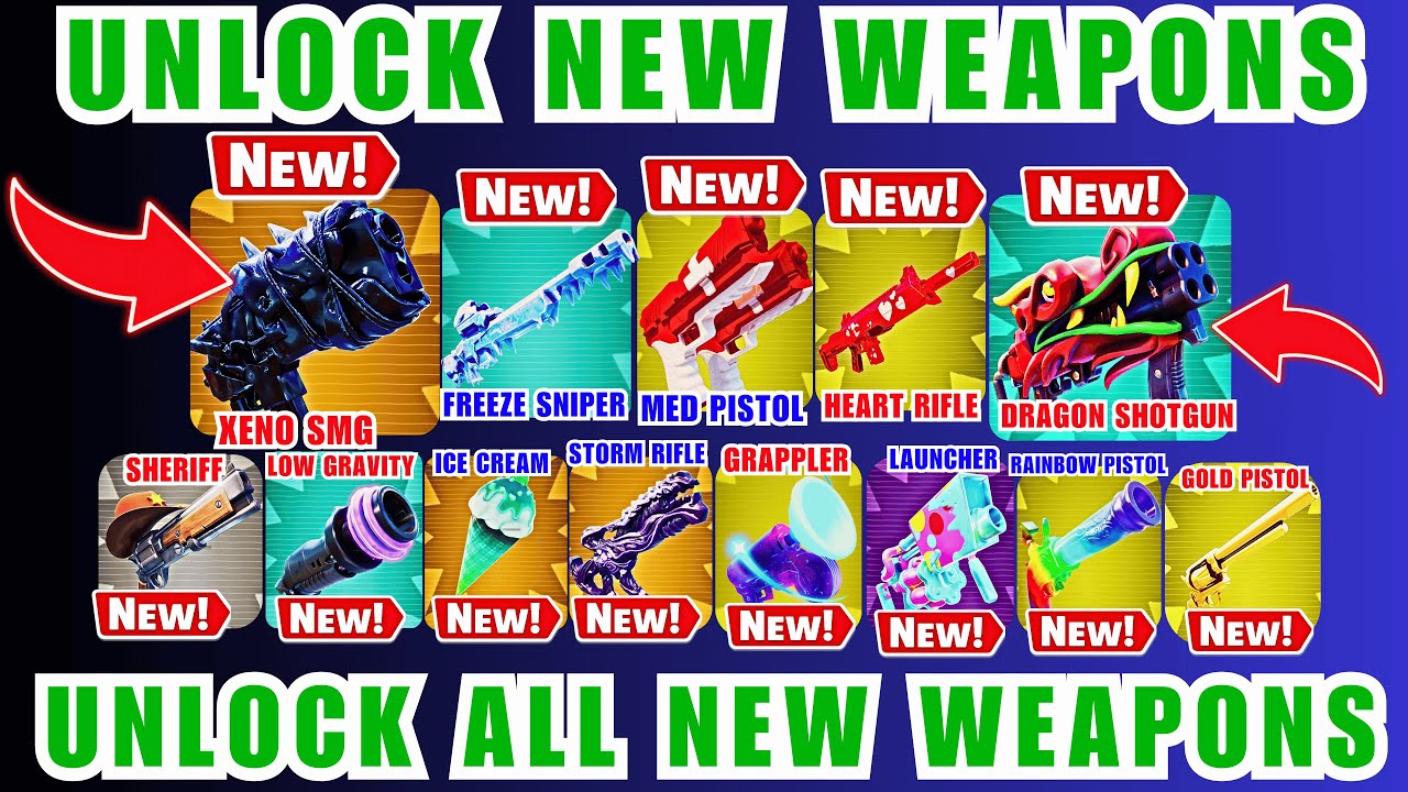 1v1 With Every Gun All Secrets And How To Get Them TUTORIAL! │ フォートナイト動画まとめ